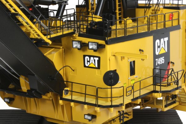 Miniature Construction World - Caterpillar 7495HF Rope Shovel
